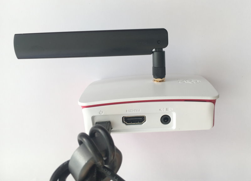 Externe Antenne 4,3 dBi + SMA Buchse mit Kabel für Raspberrymatic ...